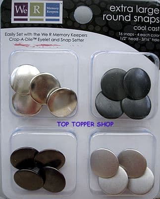 EXTRA LARGE ROUND SNAPS COOL CAST USE W/ CROP-A-DILE