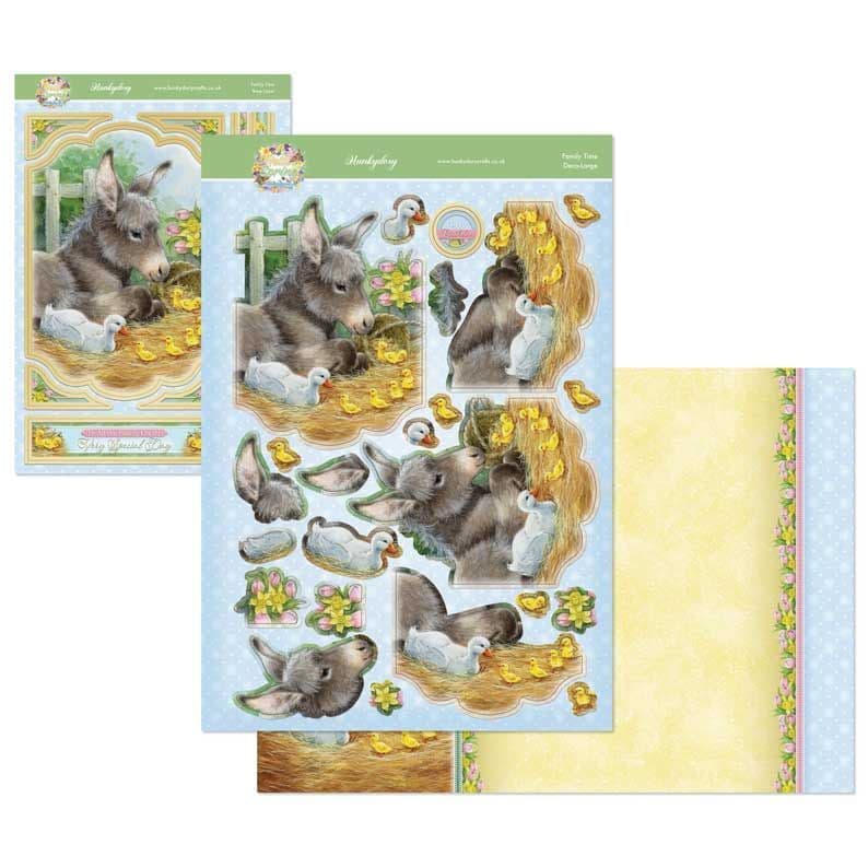 Family Time - Hello Spring Hunkydory Die Cut Decoupage Kit