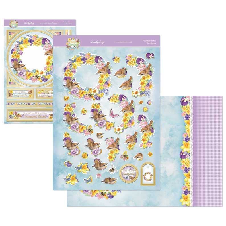 Heartfelt Wishes - Hello Spring Hunkydory Die Cut Decoupage Kit