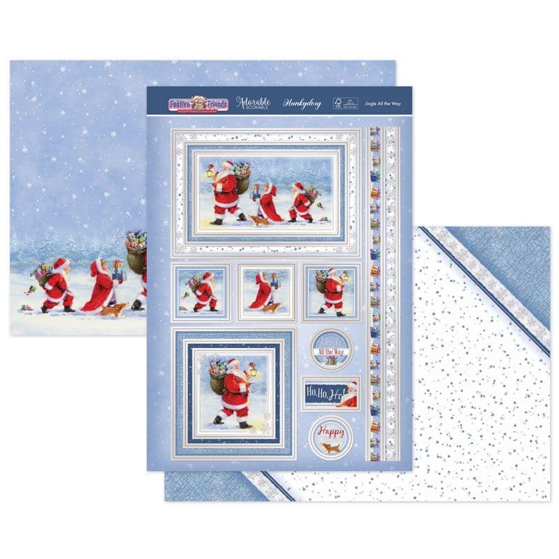 Hunkydory Festive Friends 2023 Luxury Christmas Card Toppers - Jingle ...