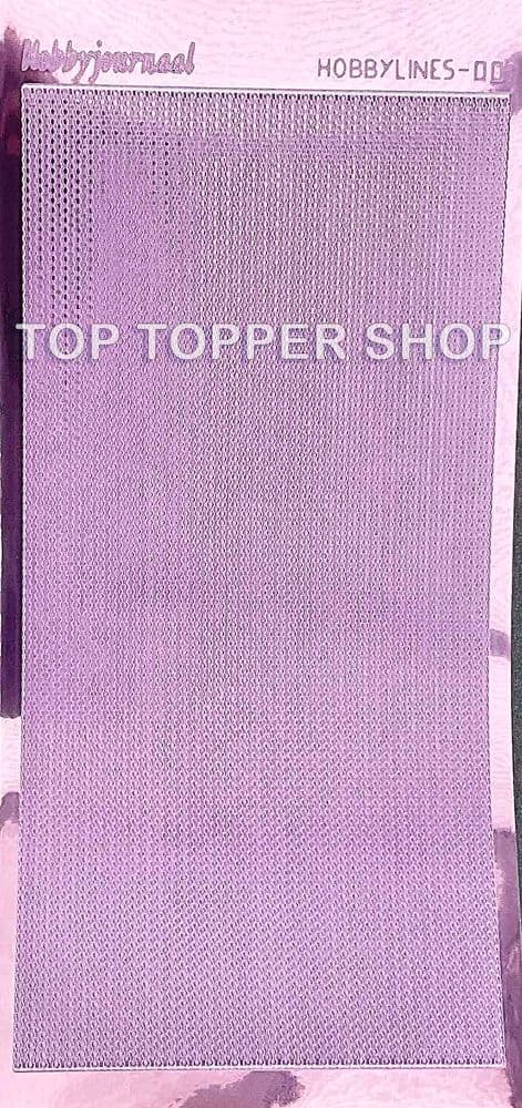 Mirror Violet Fine Chain Border Peel Off Stickers Hobbylines 001
