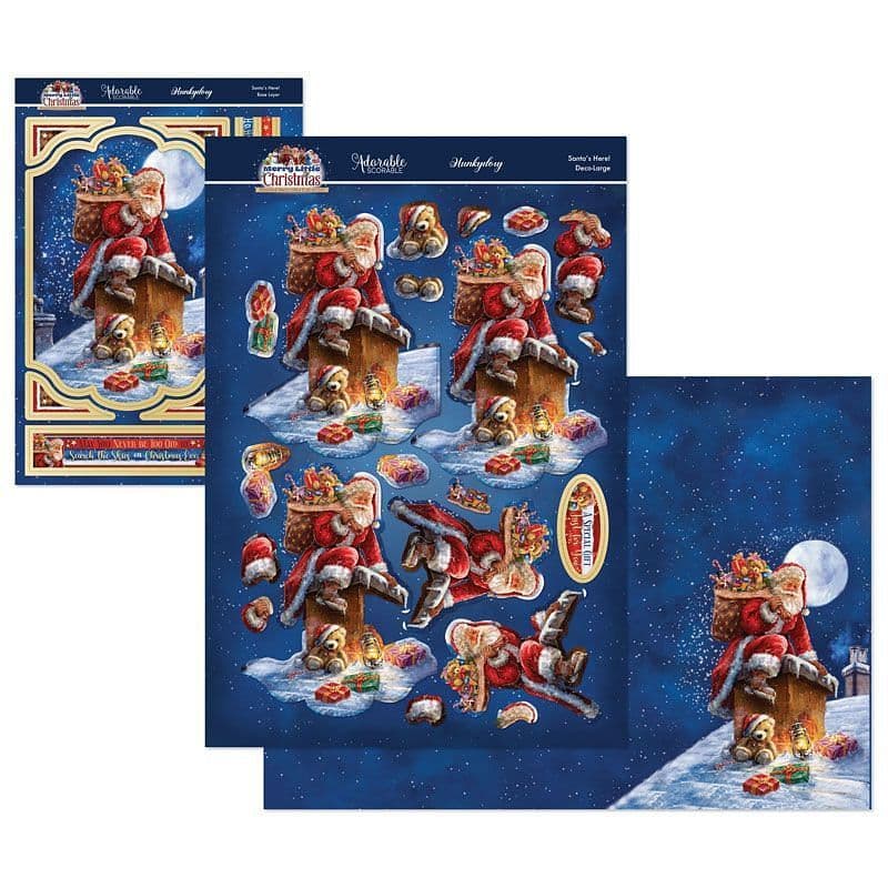 Santa s Here - Hunkydory A Merry Little Christmas Deco-Large Set
