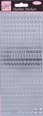 Alphabet & Number Peel Off Stickers