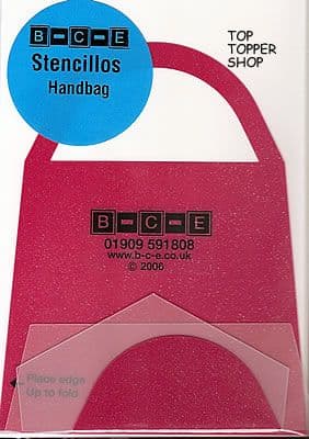 STENCILLO HANDBAG Card Making Template