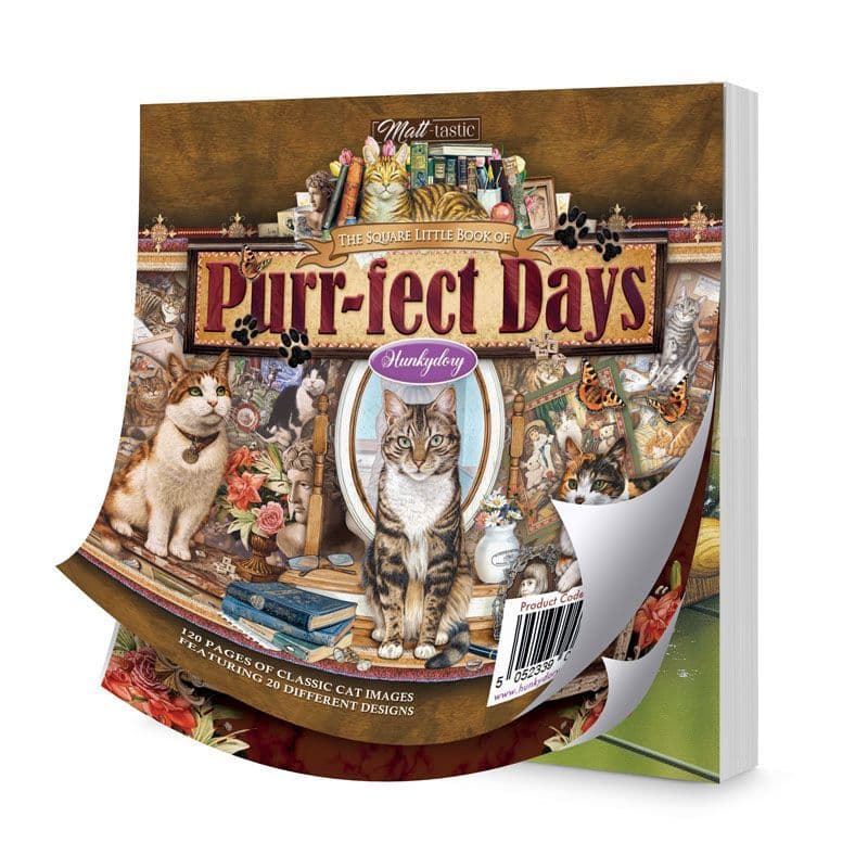 The Square Little Book of Purr-fect Days - Hunkydory Pad of 120 5"x5 ...