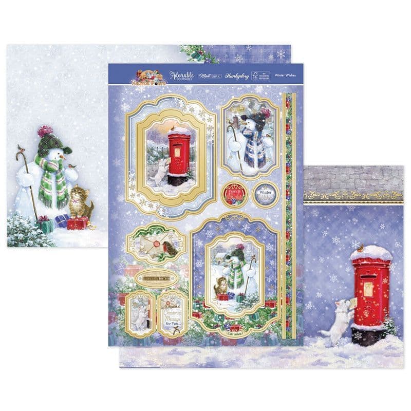 Winter Wishes - Hunkydory Santa Paws Luxury Card Making Kit