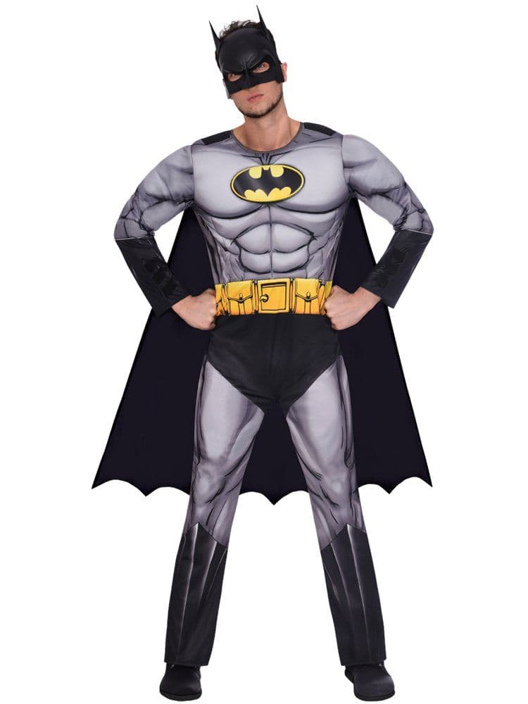 Batman Muscle Chest Costume XLPlus size Superhero costume
