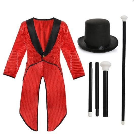 Circus Ringmaster XL Costume (EM3217), XL Men's Circus fancy dress costume