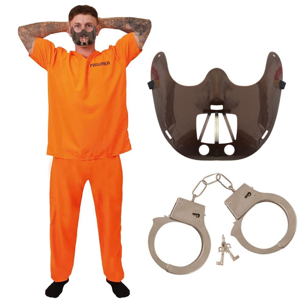 Hannibal Lecter Plus Size Costume, plus size Halloween fancy dress costume