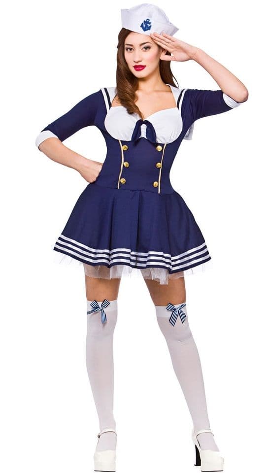 Hello Sailor Plus Size Costume (EF2216)| Plus size fancy dress costumes ...