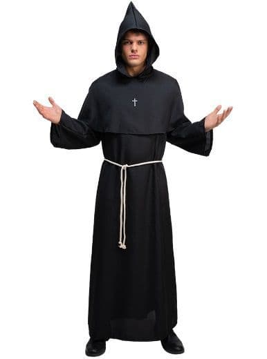 Medieval Monk Costume XLXL Monk costume, plus size Monk fancy dress ...