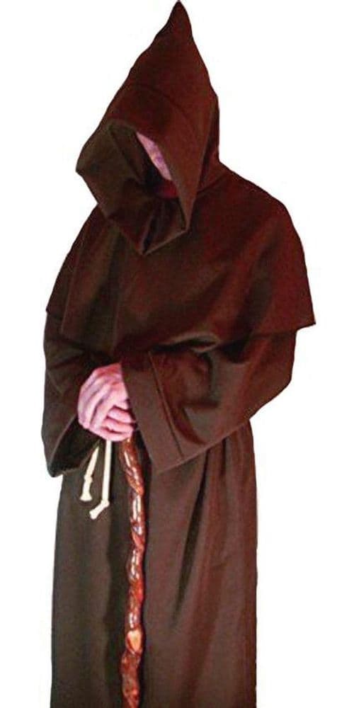 Plus Size Monk Costume, plus size Vicar fancy dress costume, XXL priest ...
