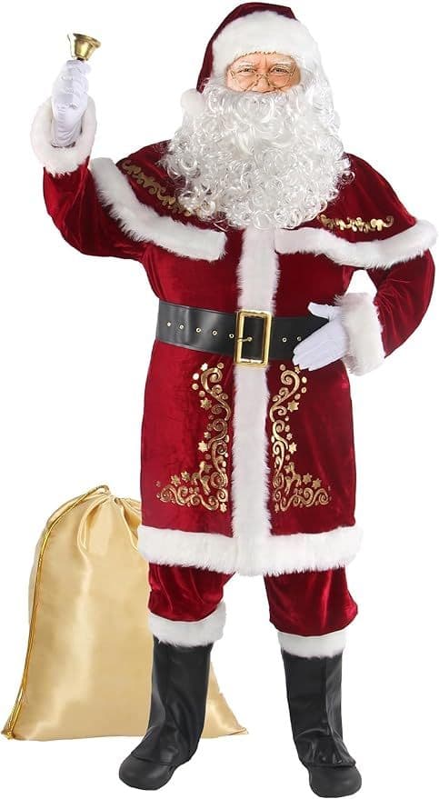Deluxe Santa XL Costume (FANC15704)XL Father xmas costume, plus size ...
