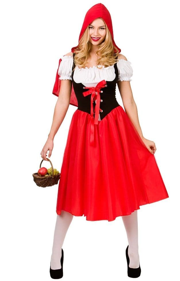 Red Riding Hood Plus size Costume (EF2163)| XL Red Riding Hood costume ...