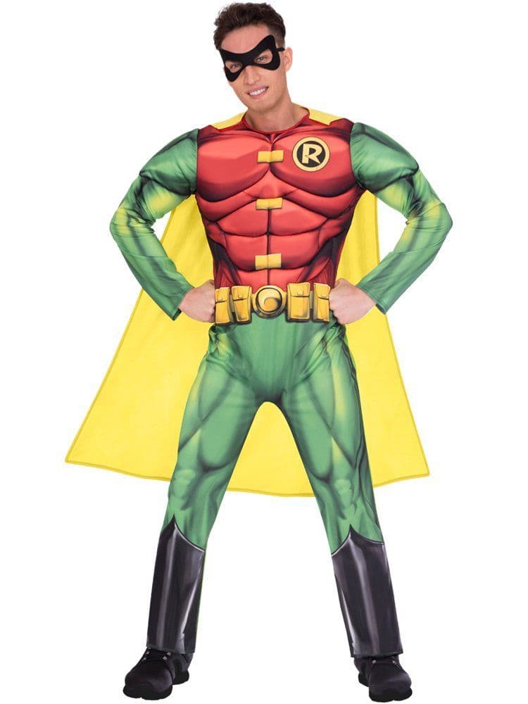 Robin Muscle Chest Costume XLPlus size Superhero costume
