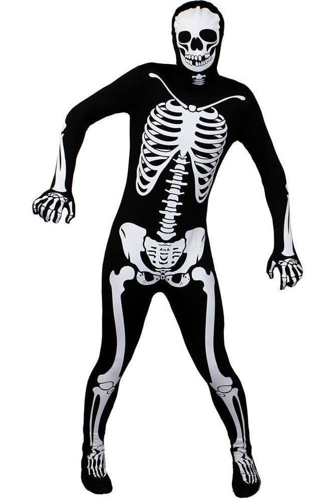 Sugar Skull Skeleton plus size Halloween fancy dress costume, plus size ...