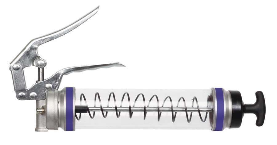 Coloured Clear Pistol Grease Gun
