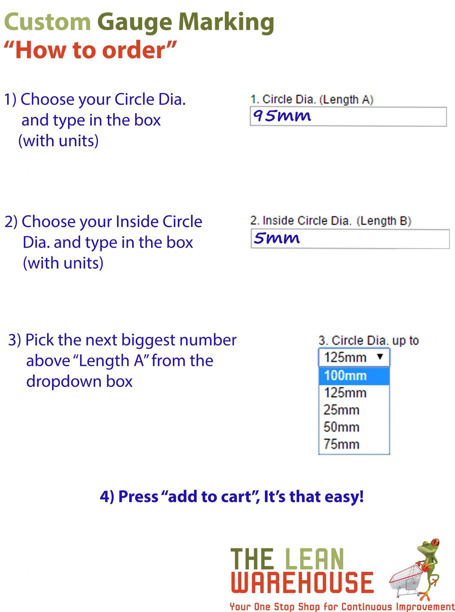 Custom Gauge Marking