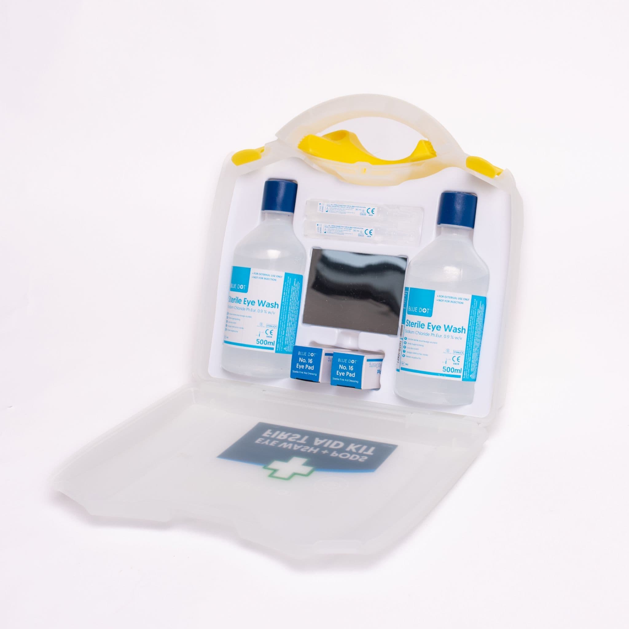 First Aid & Eye Wash & Burns & AED Station