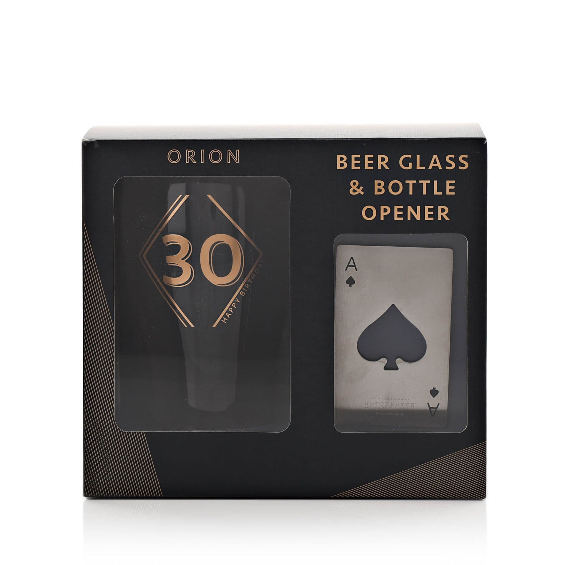 30th Birthday Beer Glass Bottle Opener Gift Set By Hotchpotch - cool ...