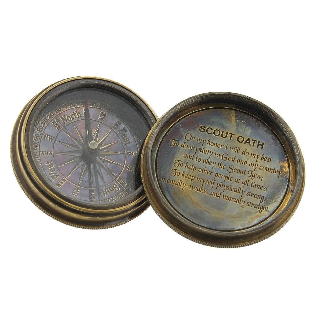 Brass Boy Scout Compass by Emporium Gifts for Men - Authentic replica ...