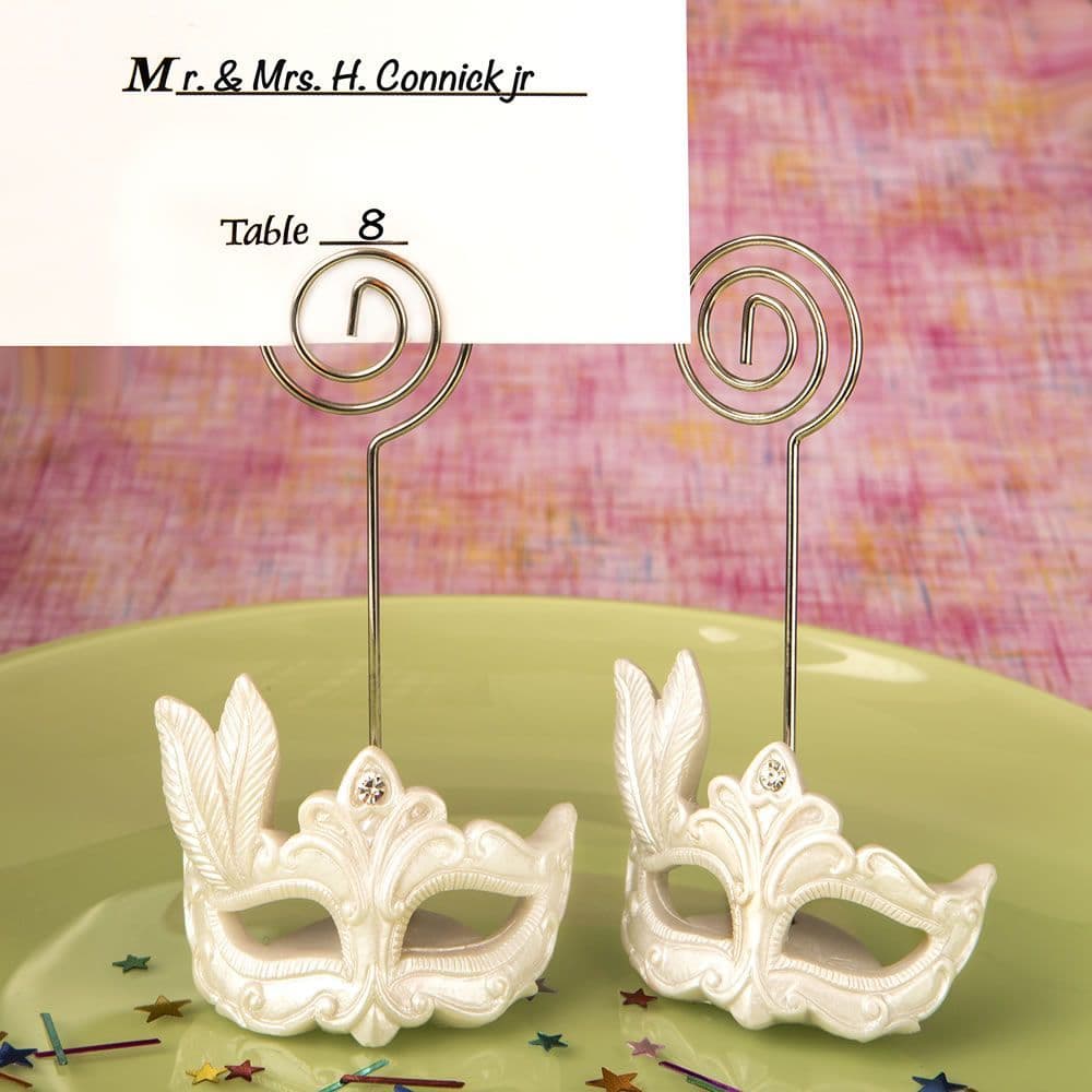 Masquerade Place Card Holders Masquerade Mask Table Card Holder