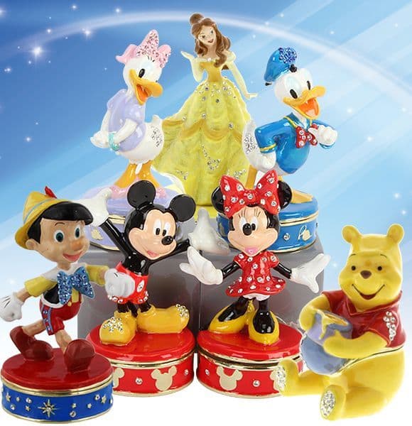 Classic Disney Mickey Mouse Collectable Trinket Box - Disney Gifts