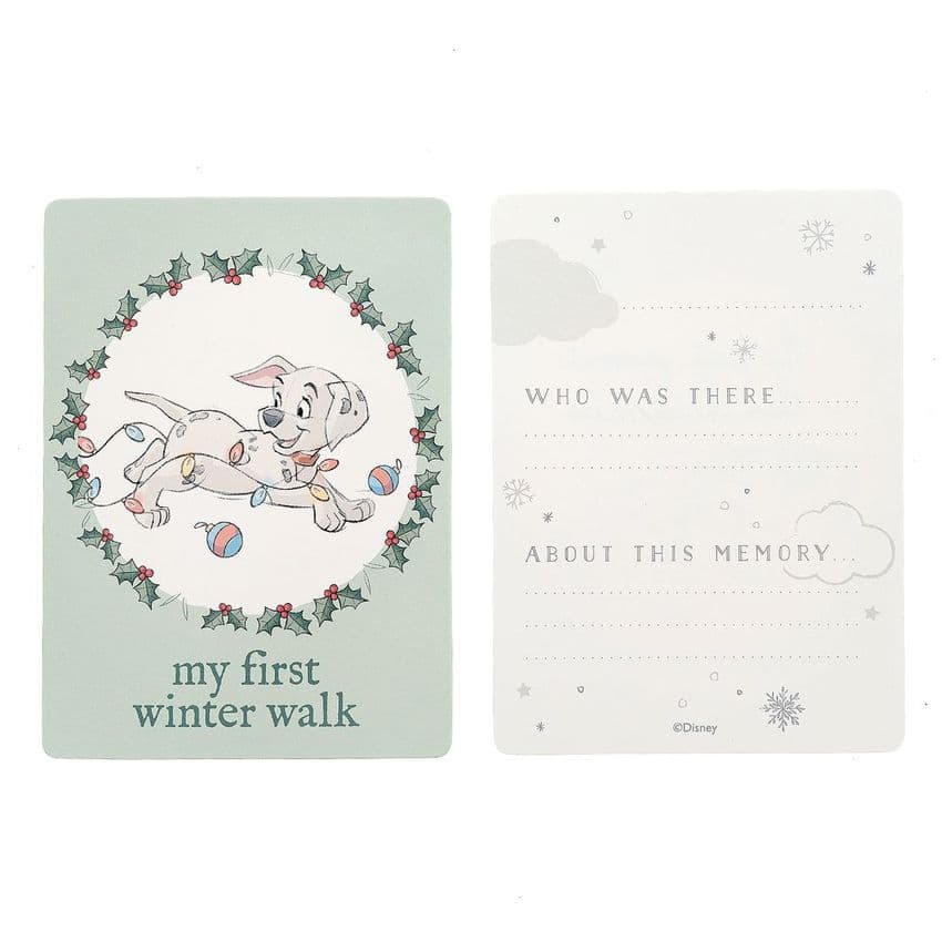 Disney Baby First Christmas Milestone Cards Gift Set