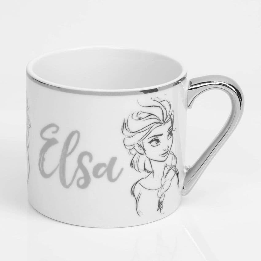 Disney Elsa from Frozen White and Silver Collectable Bone China Mug ...