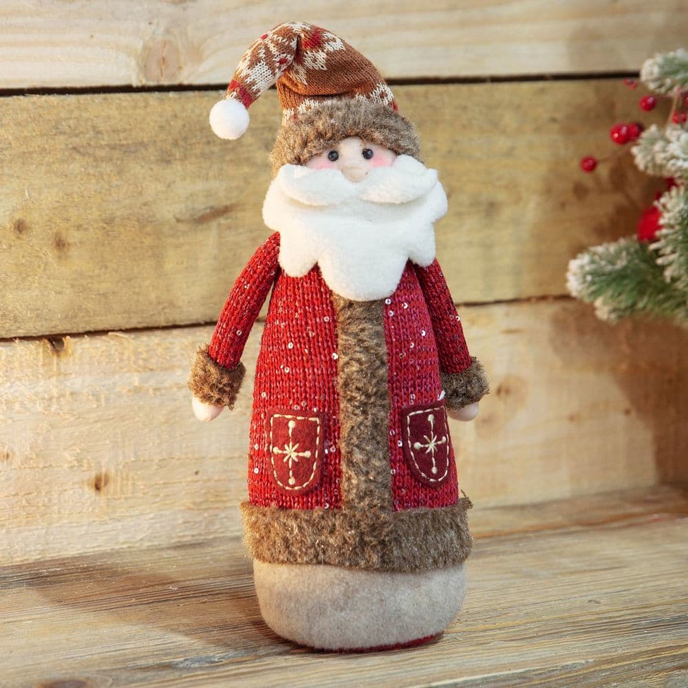Handmade Rustic Nordic Santa Father Christmas Standing Ornament ...