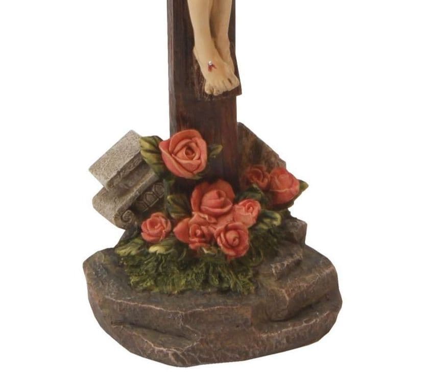 Jesus On Cross Religious Figurine Statue - Home ornament and religious ...