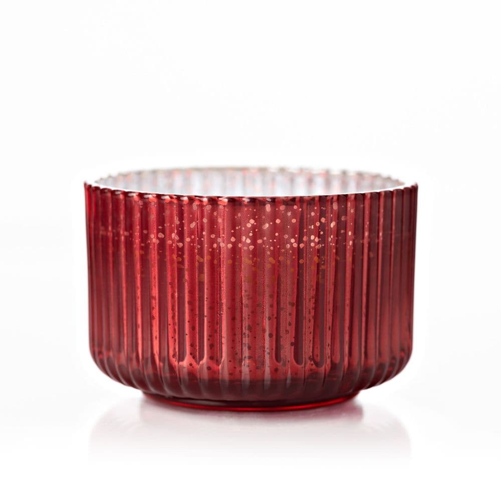 Large Red Glass Christmas Gingerbread Candle 430g Gift