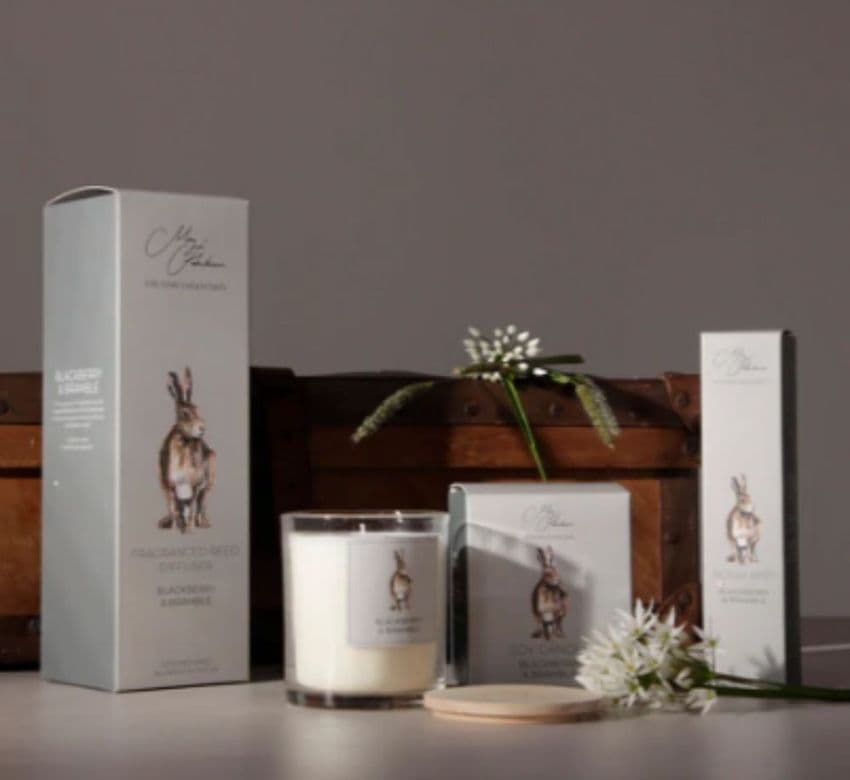 Meg Hawkins Hare Design Reed Diffuser - Blackberry and Bramble Country ...