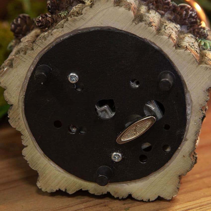 Musical Hand Painted Owl Snow Globe Woodland Christmas Decoration Gift