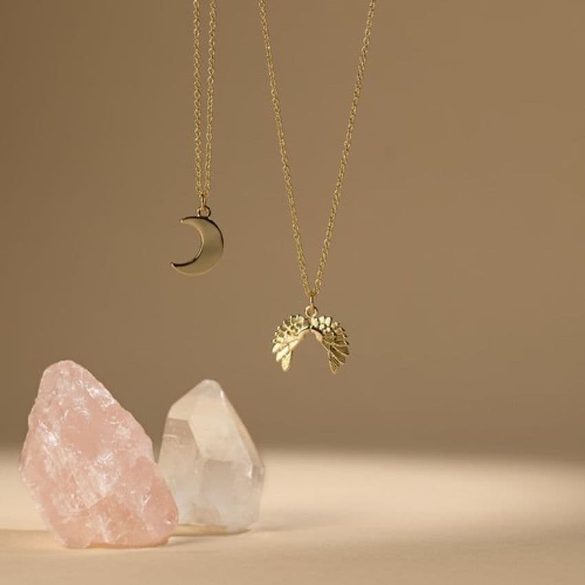 Righteous & Kind Gold Plated Feather Necklace gift for mothers day and ...