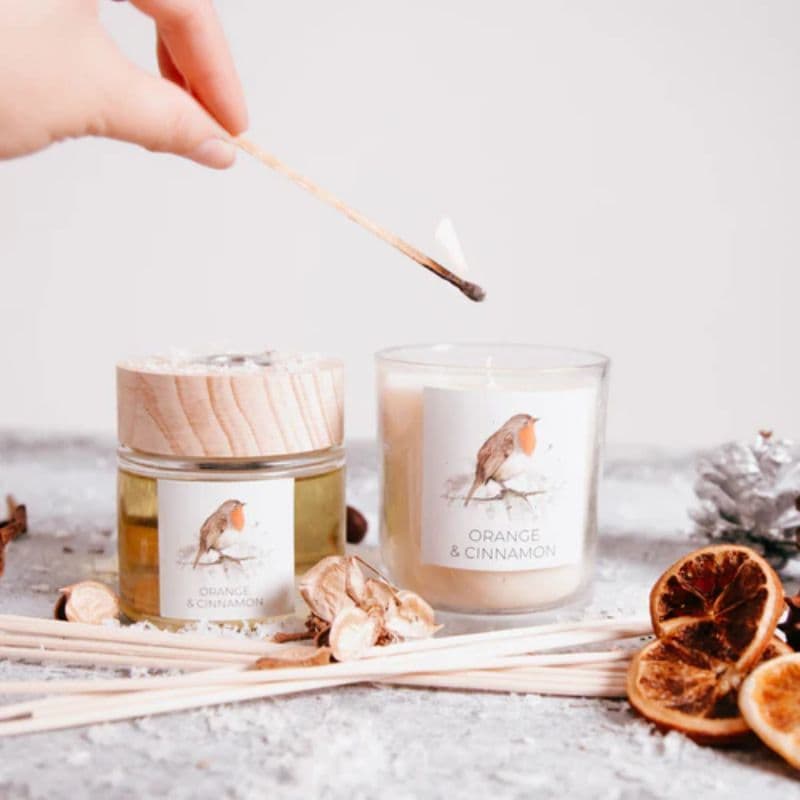 Robin Redbreast Design Reed Diffuser by Meg Hawkins Home Fragrance ...