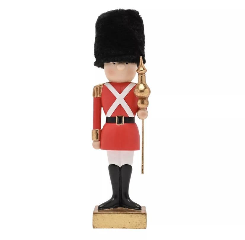 Royal Guard Standing Soldier Figurine - Christmas Ornament