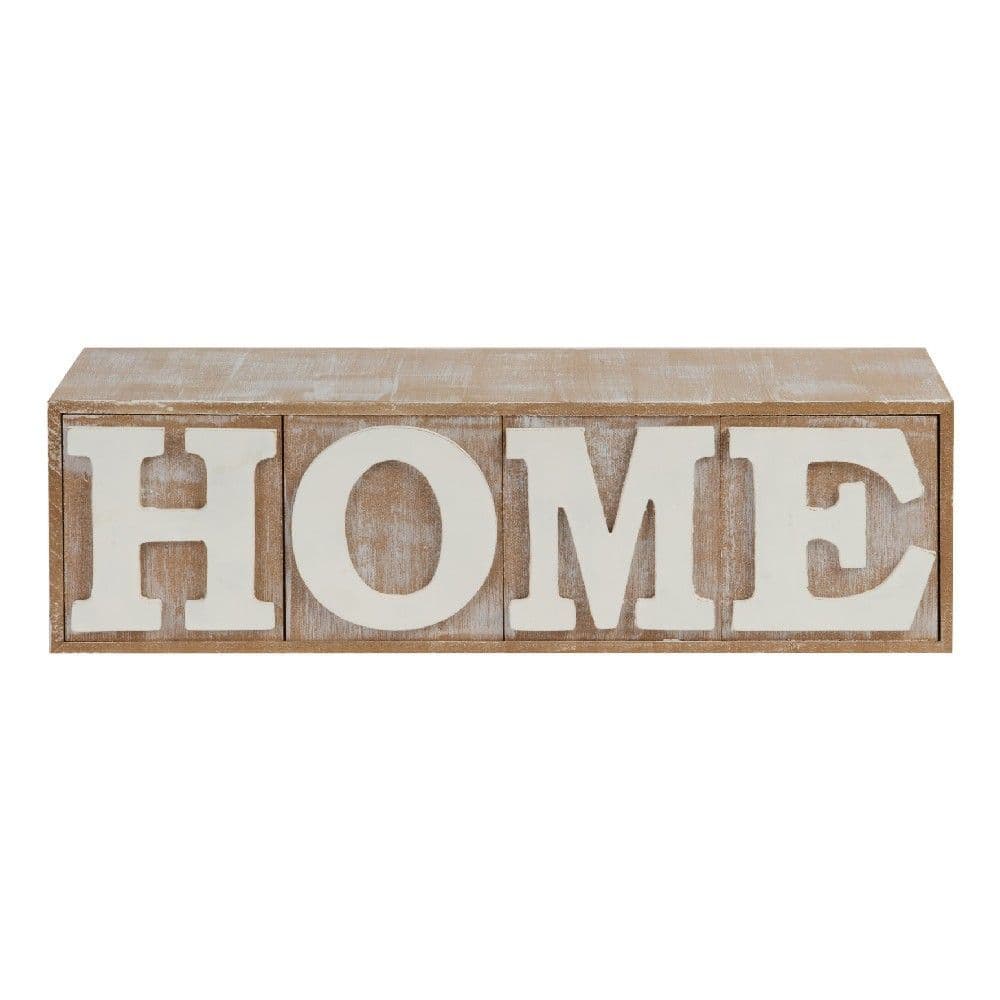 Rustic Wooden Home Storage Box With 4 Drawers. Storage box for inside ...