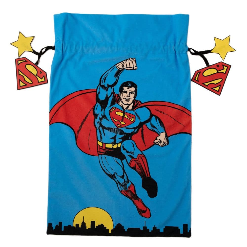 Superman Large Christmas present sack DC Comic Gift - Official licensed ...