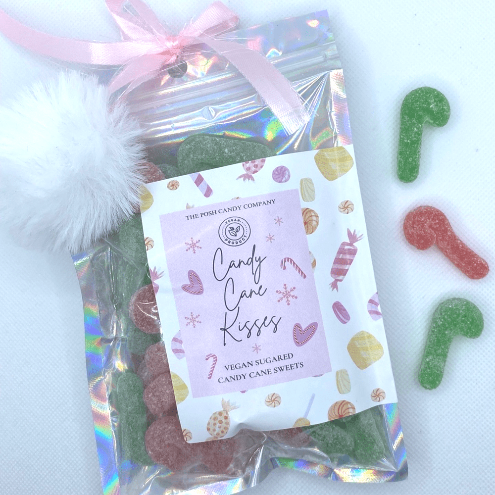 Luxury Vegan Christmas Gifting Sweets - Cany Cane kisses - - The Posh ...