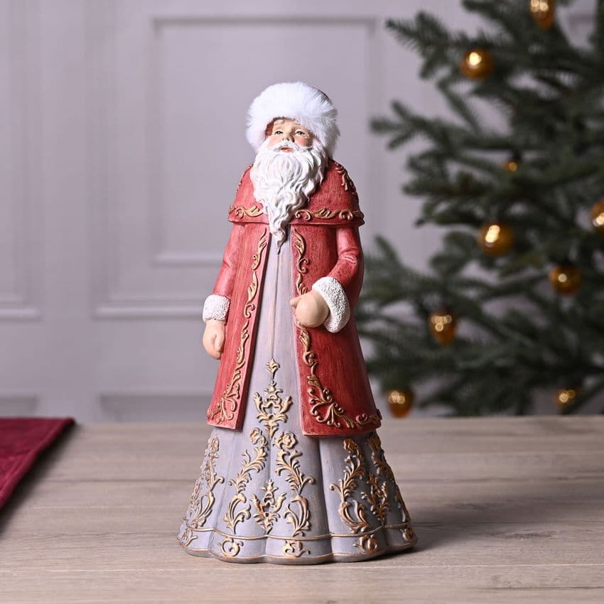 Vintage Santa Clause Christmas Figurine Traditional Ornament Decoration