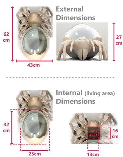 THE VIVIDARIUM SPIDER HOME