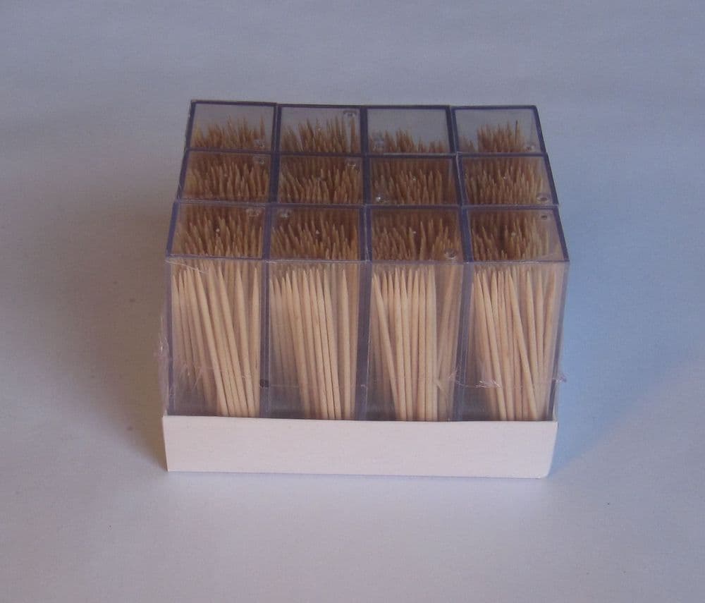 Wooden Cocktail Sticks x 6000 (WCS01) BOX OF 1000 WOODEN COCKTAIL ...