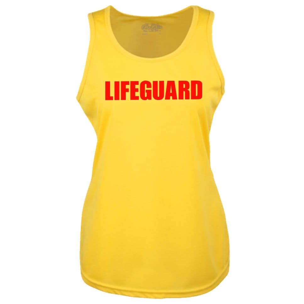 LADIES LIFEGUARD YELLOW COOLTEX VEST