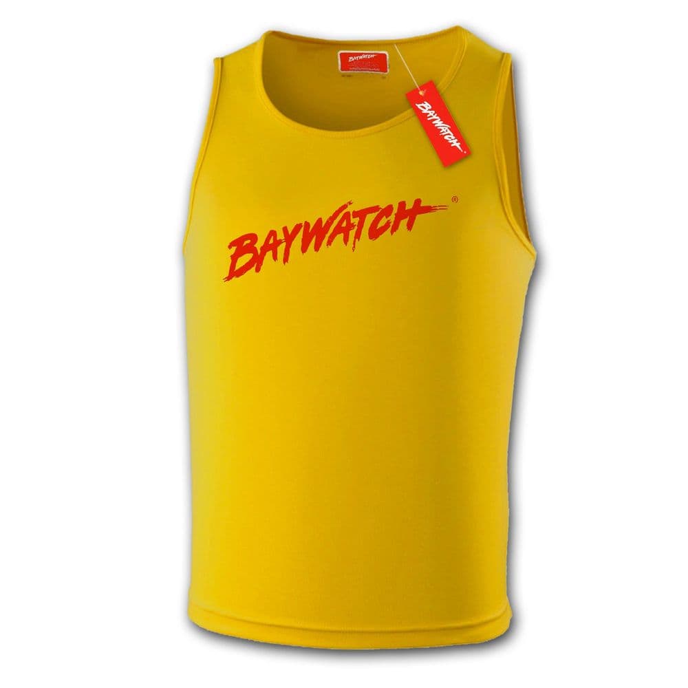 Licensed Baywatch Yellow Cooltex Vest | Lifeguard Gear
