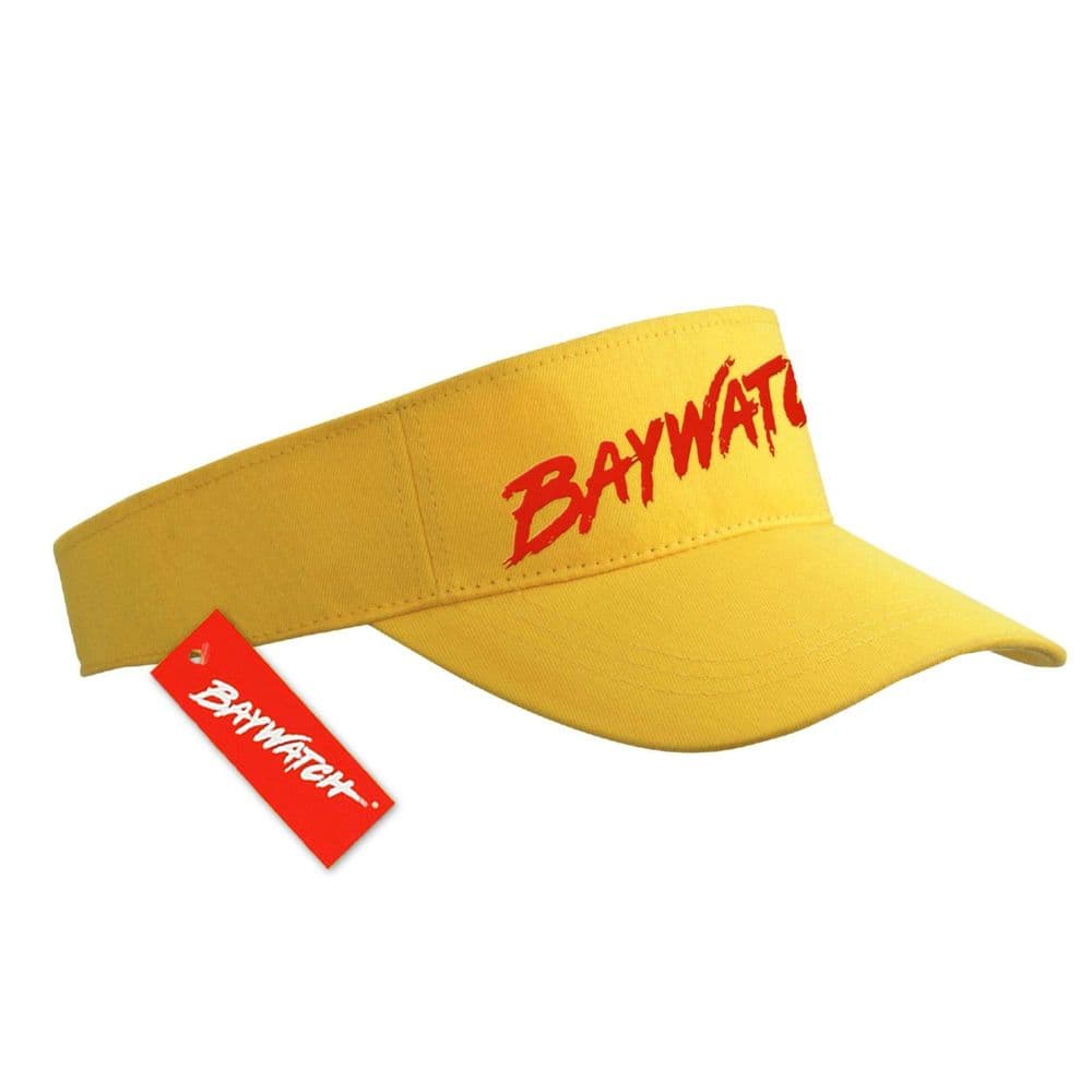 LICENSED BAYWATCH YELLOW SUN VISOR