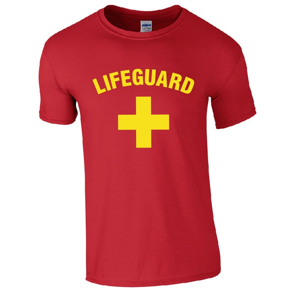 LIFEGUARD RED T-SHIRT