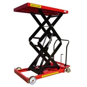 Mobile Double Scissor Lift Tables Capacity 125-800kg Models SC-125 to ...