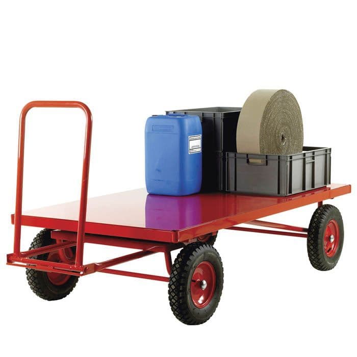 Turntable Trailer with Steel Deck