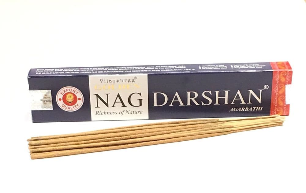 Vijayshree Golden Incense Sticks - Nag Darshan 15g 15 sticks approx